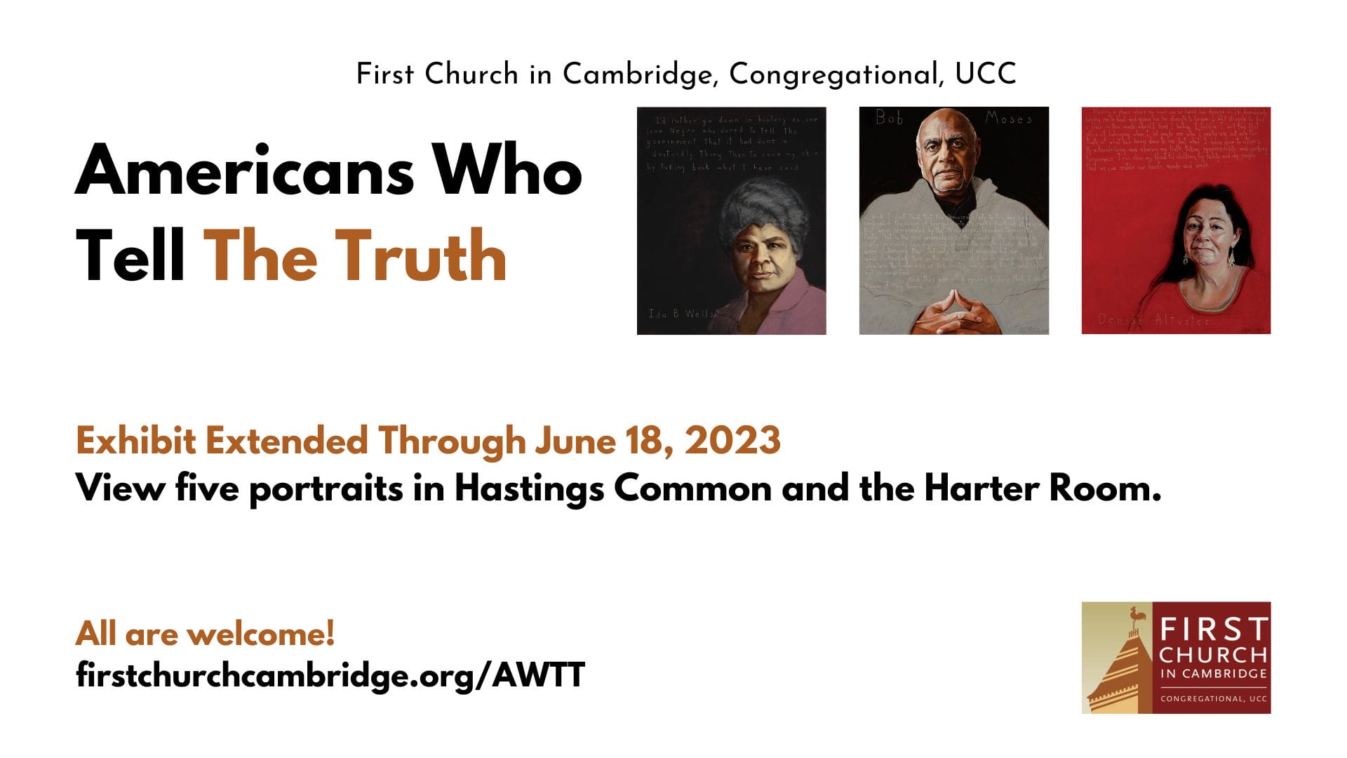 Americans Who Tell The Truth: An Exhibit at First Church – First Church Cambridge