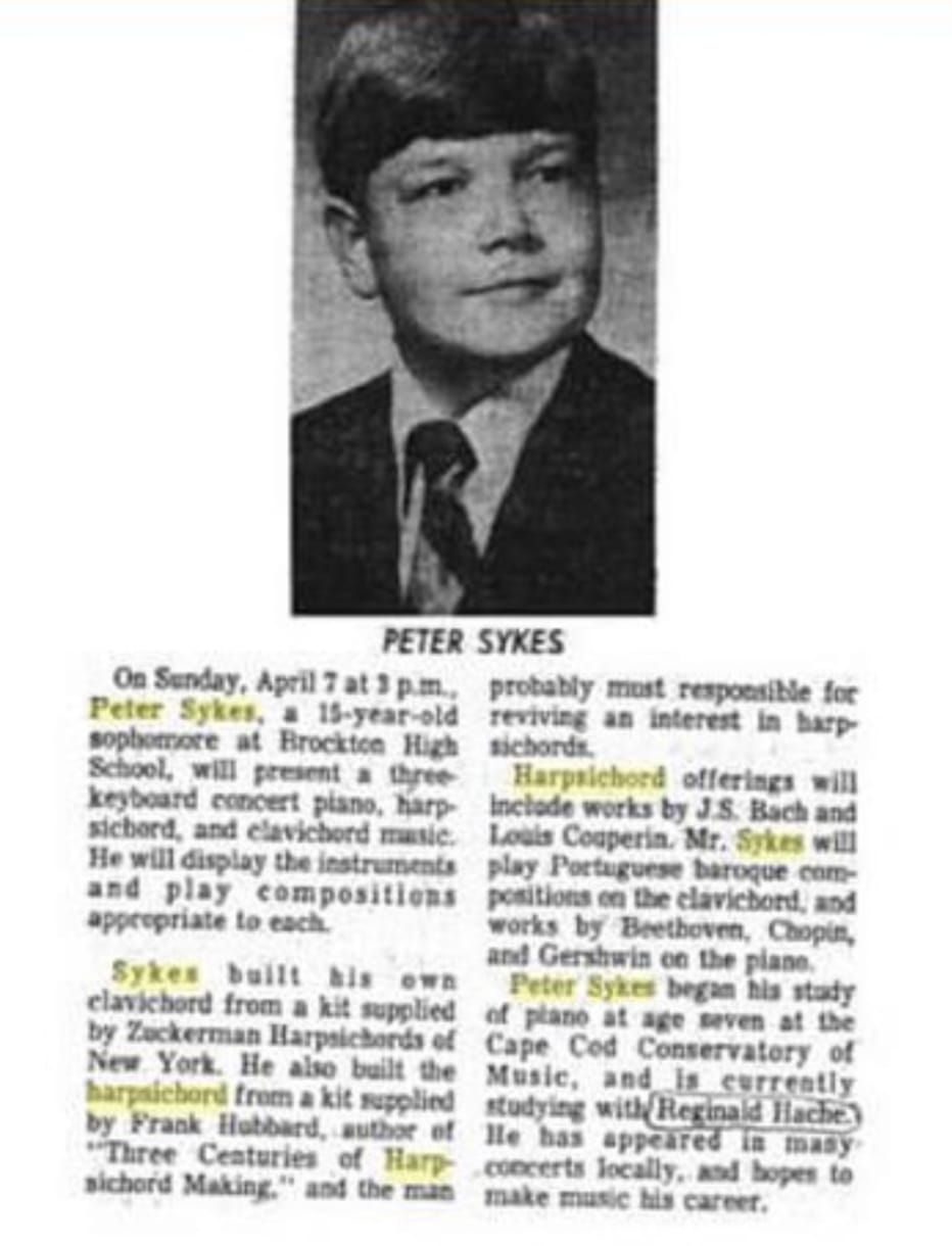 Peter Sykes Celebrates Anniversary of First Recital – First Church ...